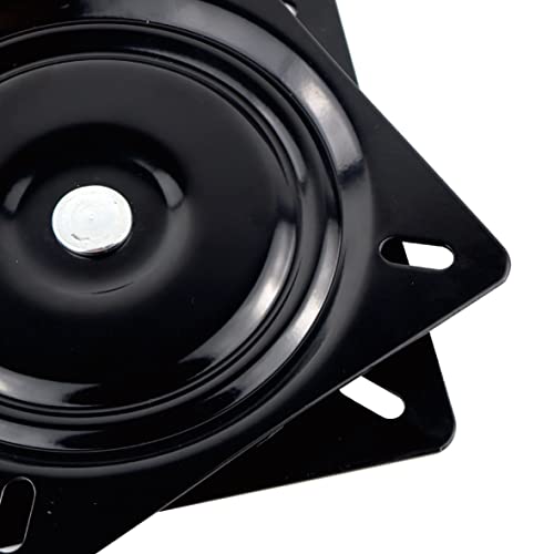 10 Inch Lazy Susans Hardware,Heavy Duty Lazy Susan Rotating Plate Turntable with 600bl Load for DIY Project, Table, Bar Chair(Black)