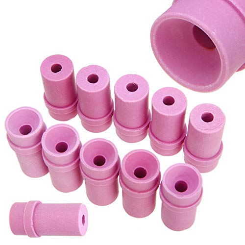 10 Pcs Ceramic Sandblaster Nozzle,Air Siphon Sand Blasting Gun Sandblasting Parts Ceramic Nozzle(4mm)