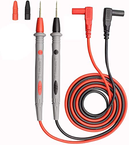 1000V 20A Multimeter Test Leads Banana Plug 35″ / 90 cm Gold-Plated Test Probe Lead