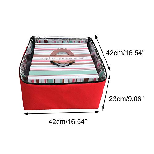 16 Inch Pizza Bag, Extra Large Insulated Food Delivery Bags for Pizza Take Away Food Bag