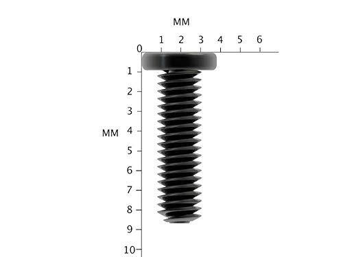1000X Replacement Black Laptop Screws M2x8mm Philips Drive Screw M2x8L PM2.0X8.0