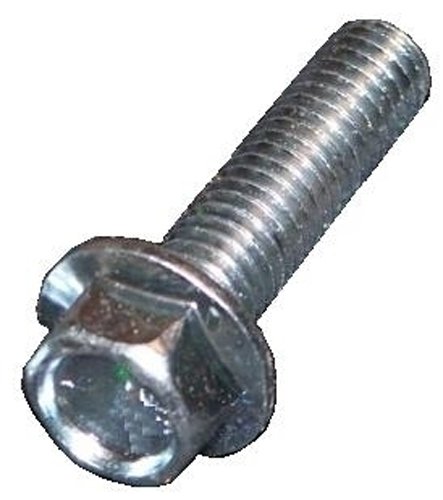 10 M10-1.5 x 30mm Hex Flange Bolts Large O.D. Class 10.9 Zinc IFI 536