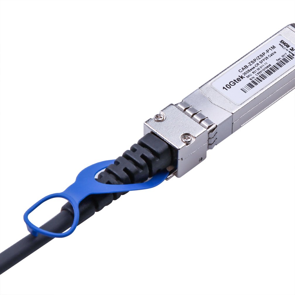 10Gtek 25G SFP28 SFP+ DAC Cable - 25GBASE-CR SFP28 to SFP28 Passive Direct Attach Copper Twinax Cable for Cisco SFP-H25GB-CU3M, Ubiquiti UC-DAC-SFP28, Supermicro and More, 3-Meter(10ft)