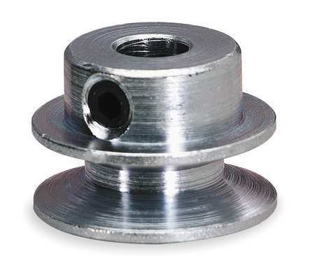 1/4" Fixed Bore 1 Groove O-Ring Pulley 0.88 in OD