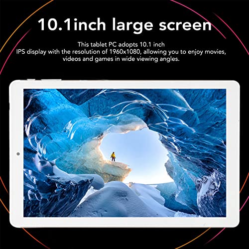 10 Inch Tablet pc, 6GB RAM 128GB ROM Octa Core Tablets, IPS HD Touch Screen and 3 Card Slots, 2.4g+5g WiFi, 8800mAh, 2.5Ghz CPU Tablet PC for 100β240V