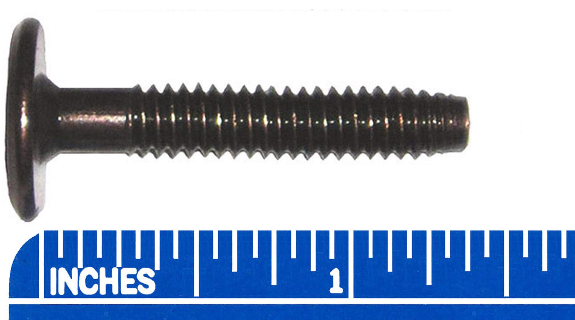 1/4" - 20 TPI x 35mm (1-3/8" ≈ 1.38") Hex Drive Button 17mm Diameter Head Furniture Bolts Dark Bronze Finish (21 Pieces)…