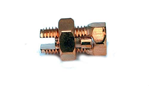 100 pcs Copper High Strength Split Bolt Connectors 4 Ga to 8 Solid UL