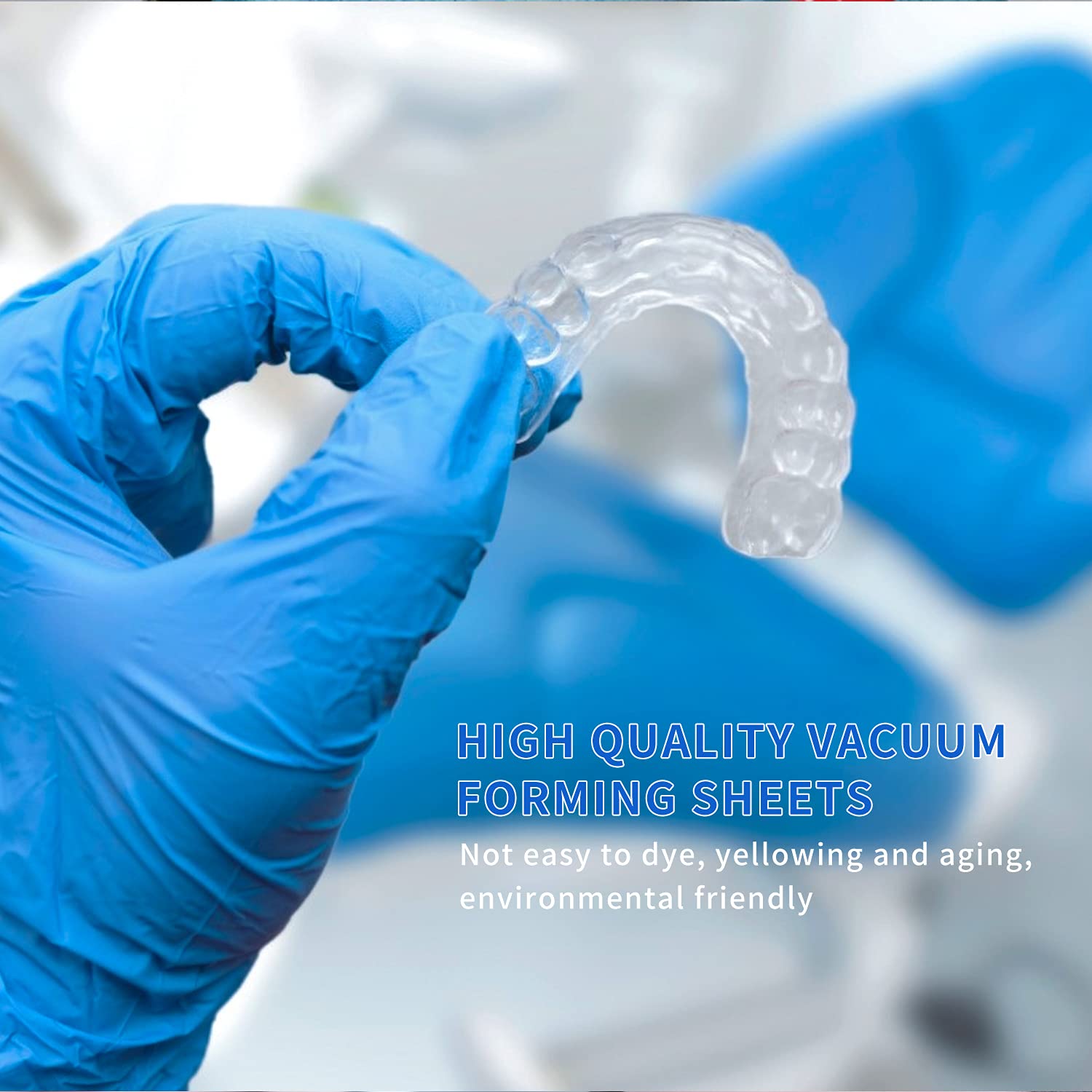 faruijie Thermoforming Dental Sheet Vacuum Forming Splint Sheets Professional Former Plastic