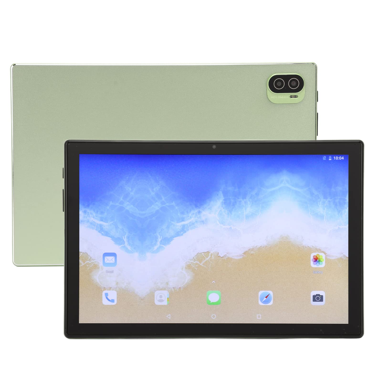 10 Inch Tablet PC 100240V 2.4G 5G WiFi Octa Core Green Tablet PC for Music Video UK Plug
