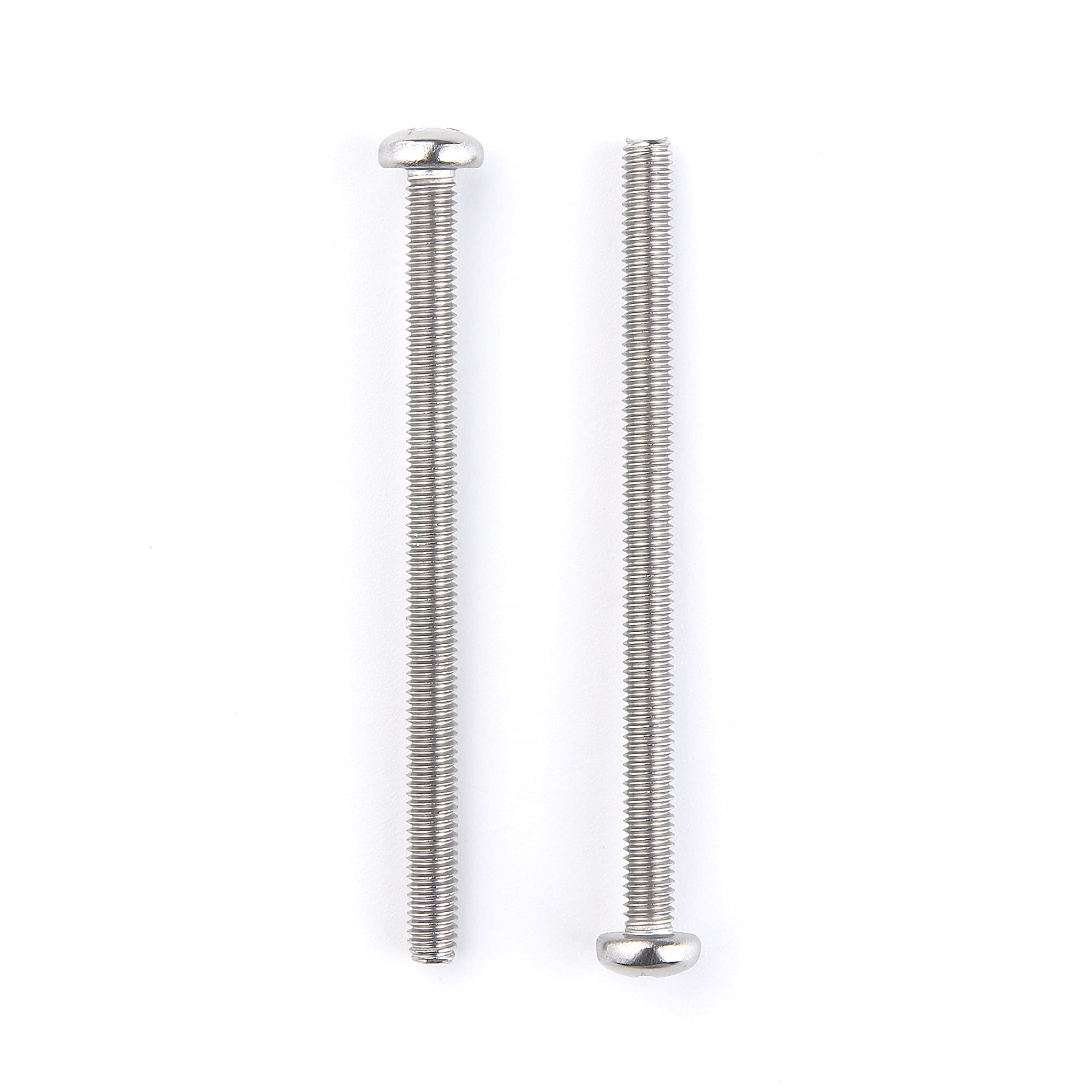 20-Pack M4 x 60mm Machine Screws, 304 Stainless Steel Phillips Head Bolts