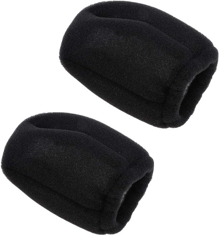2 Pieces Hair Dryer Sock Diffuser Cover Prevents Heat Damage and Controls Frizz fit for Hairstyling Accessories Black A