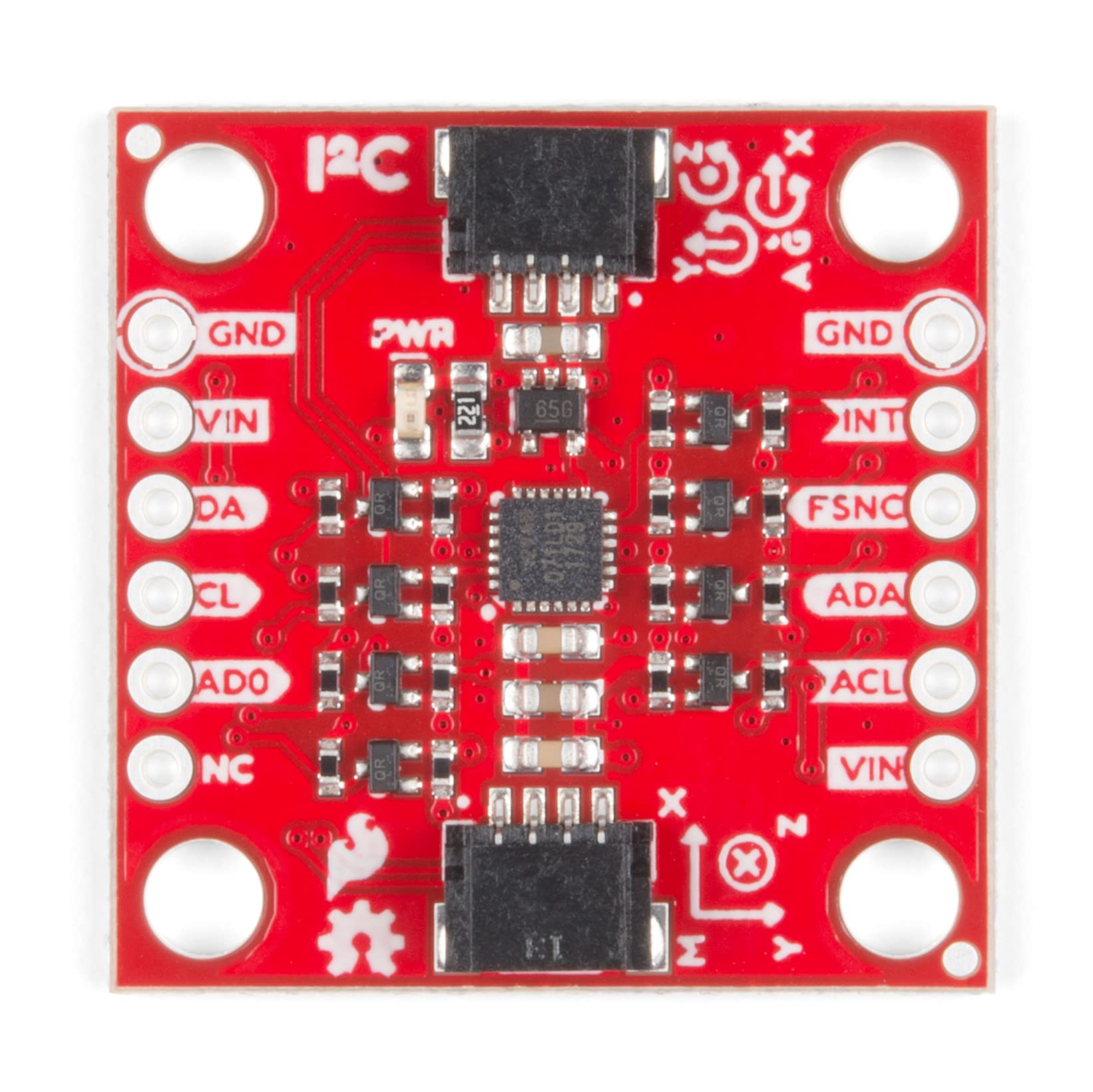 SparkFun 9DoF IMU Breakout w/Qwiic Cable Kit Bundle-ICM-20948 Low Power I2C & SPI Enabled 9 axis Motion Tracking Logic Shifter GPIO pins Digital Motion Processor Accelerometer Gyroscope Magnetometer