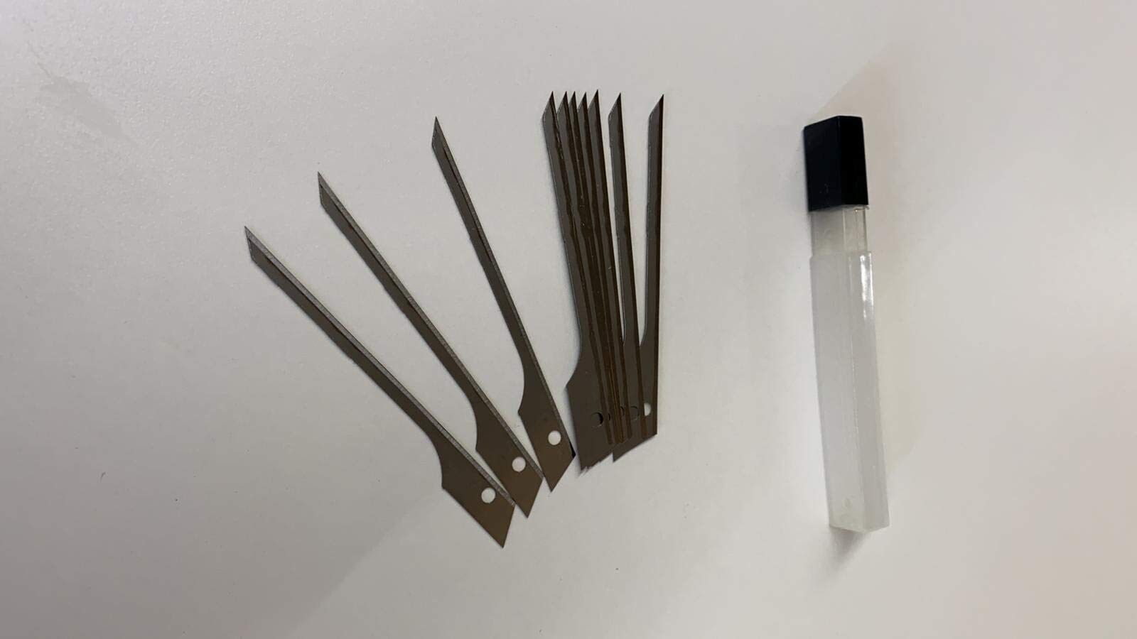 10 Replacement Thin Blades for Kaizen Knife