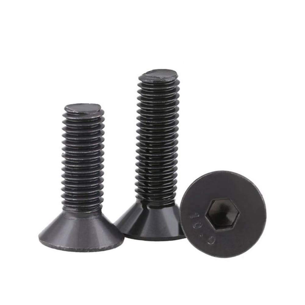 10Pcs M3x22mm Countersunk Flat Head Allen Bolts High Tensile 10.9 Grade Hex Socket Screws (M3x22 mm -10PCS)