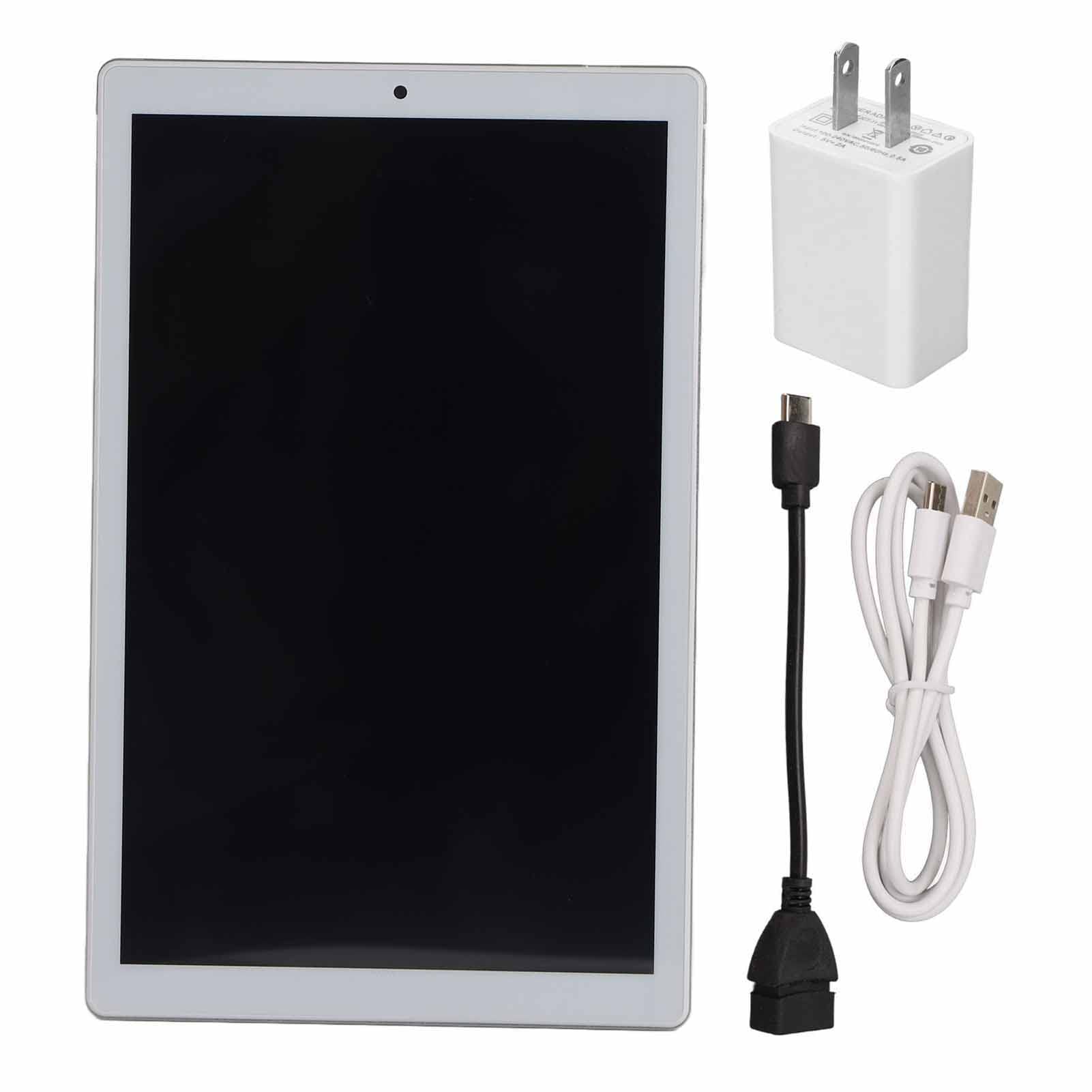 10 Inch Tablet, CPU Octa Core Dual SIM HD Tablet 64GB ROM 4GB RAM for Entertainment (US Plug)
