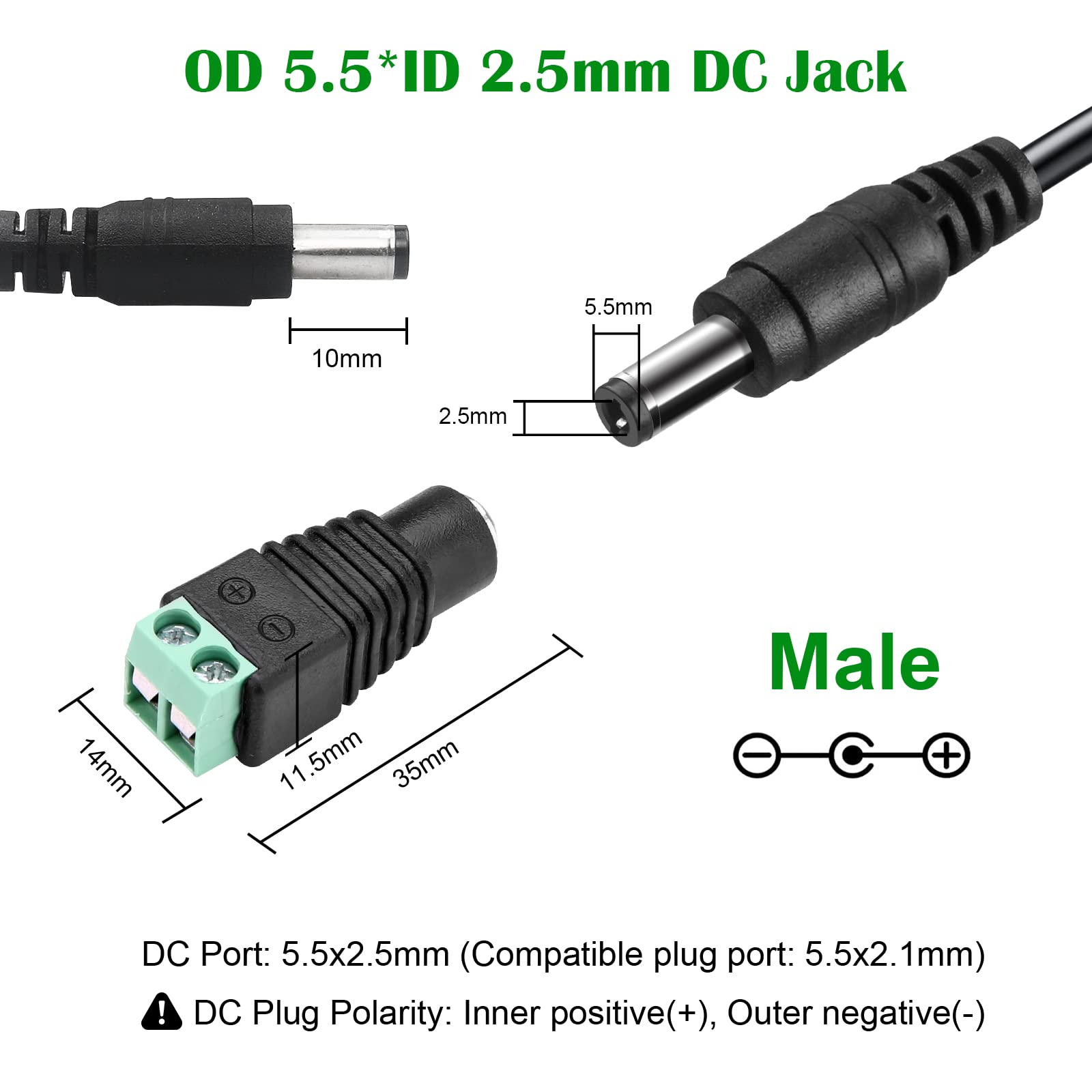 12V 4A Power Supply Adapter - LeTaoXing AC 100-240V 50/60Hz to DC 12V/4A 48W Charger 5.5mm x 2.5mm 12V4A for LED Strip Light LED Driver CCTV Security System