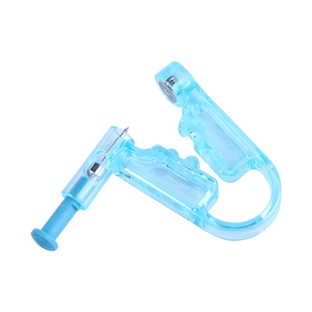 1 pcs Ear Piercing Tool,Disposable Nose Ear Piercing Tool Stainless Steel Ear Piercer Machine for Men Women (C)
