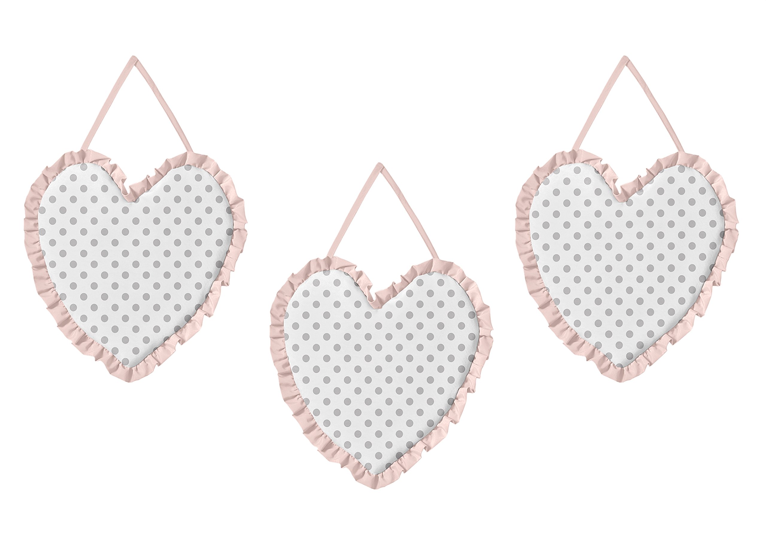 11 pc. Blush Pink, Grey and White Watercolor Floral Baby Girl Crib Bedding Set by Sweet Jojo Designs - Rose Flower Polka Dot