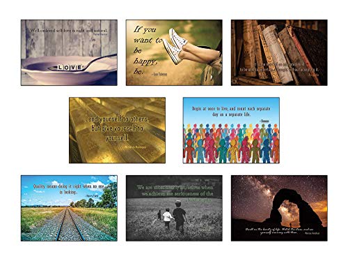 40 Mindfulness, Inspirational and Motivational Postcards