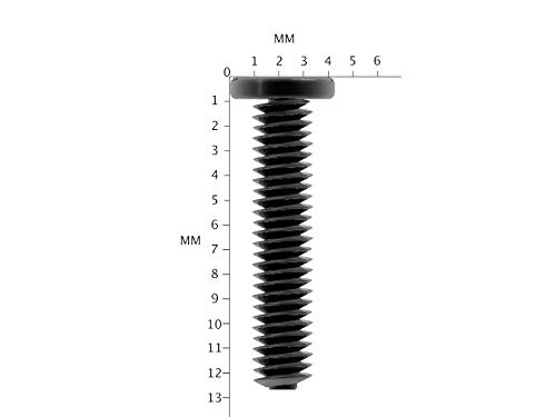 12XReplacement Black Philips Drive Laptop Screws M2.5X12.0mm Screw Lot M2.5X12L PM2.5X12.0