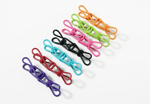 10 Pack Chip Clips Bag Clips, Multi Purpose Clips,Clothes Pins with Multiple Colors for Chip Bag Clips, Food Sealers, Clothes Hanging, Paper Clips in Home, Food Packages,Kitchen and Office