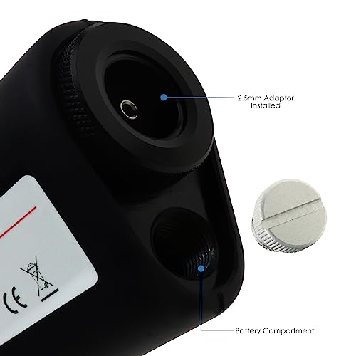 400x Handheld Fiber Optic Microscope Inspection Tool LED Light Coaxial Illumination 2.5mm FC SC ST and 1.25mm LC Adapter