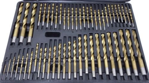 115pc Titanium Drill Bit Set w/ Index Case Number Letter Fractional $0 SHIPPING!