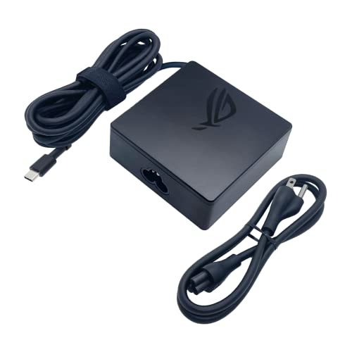 100W USB-C Charger for ASUS ROG: A20-100P1A Laptop AC Adapter for ASUS ROG Flow X13 Z13 GV301 GZ301 G533QM GA401QM GA503QM GX703HS ZenBook 14X 14 UX425QA UM425QA UM5401QA - 20V 5A Laptop Power Supply