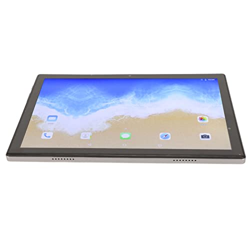 10 inch Tablet, 1920x1200 IPS 100-240V Tablet 6G RAM 128G ROM Octa Core CPU Processor Gray for Home for Travel US Plug
