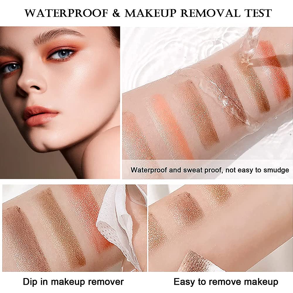 12 Colors Eye Shadow Stick Makeup, Glitter EyeShadow Highlighter Stick, Brilliant Eye Brightener Stick Shimmer Eye Highlighter Makeup Pencil, Double Colors Gradient Highlighter Eye Brightener