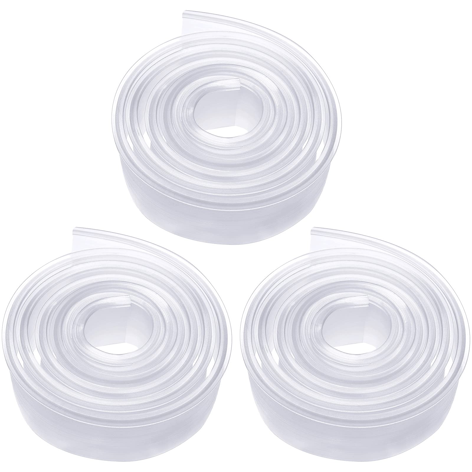 108 Inch Clear Shower Door Bottom Seal T Shaped Shower Door Seal Strip Framed Shower Door Drip Sweep Replacement Parts for Bathroom