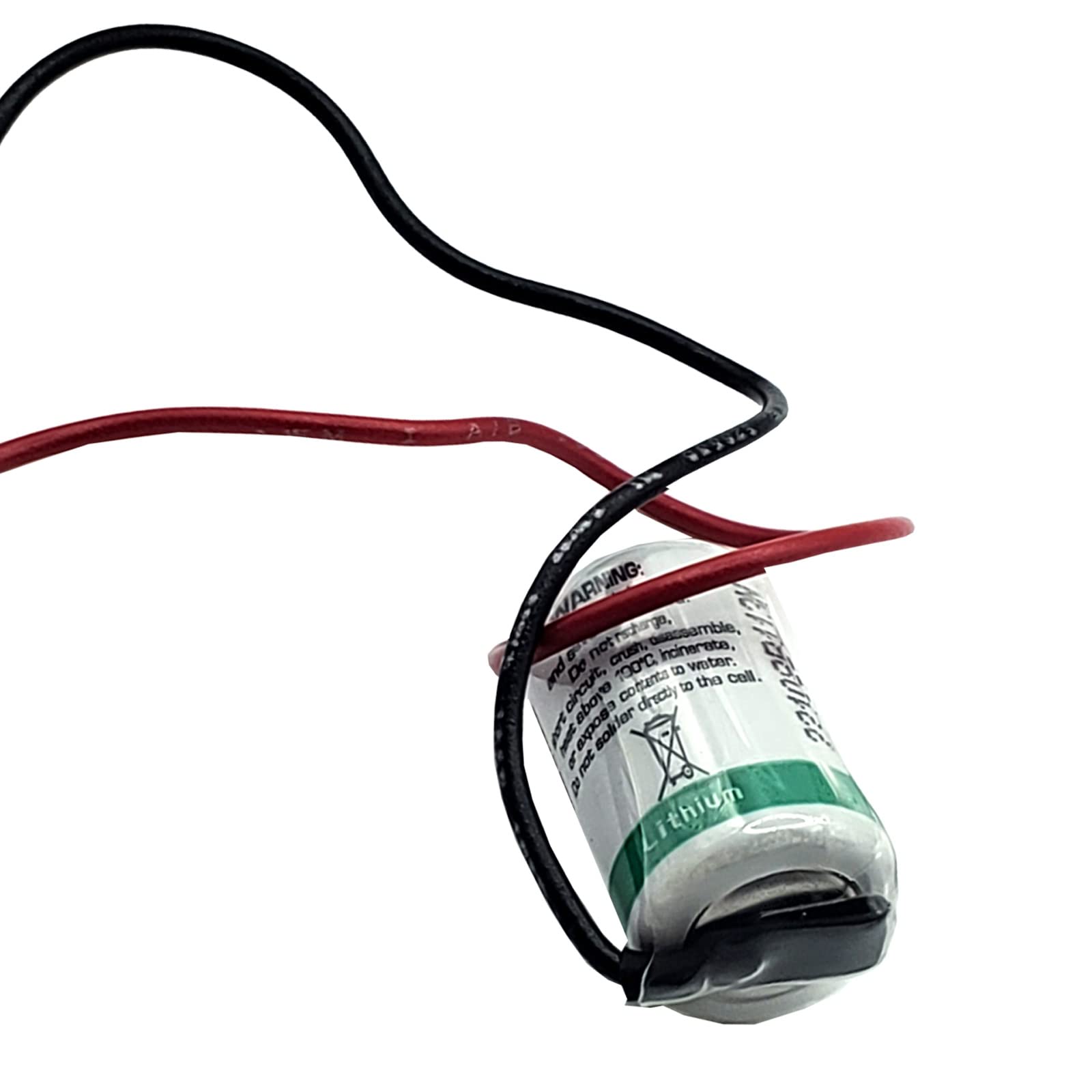 10x SAFT LS14250_WIRE 1/2AA 3.6V 1200mAh Lithium Cell for Smart Utility Metering, Flashlights, Communications, Smart Munitions, Unattended Sensors, RFID Tracking, MFG PN: 700053 NSN: 6135-01-669-4691