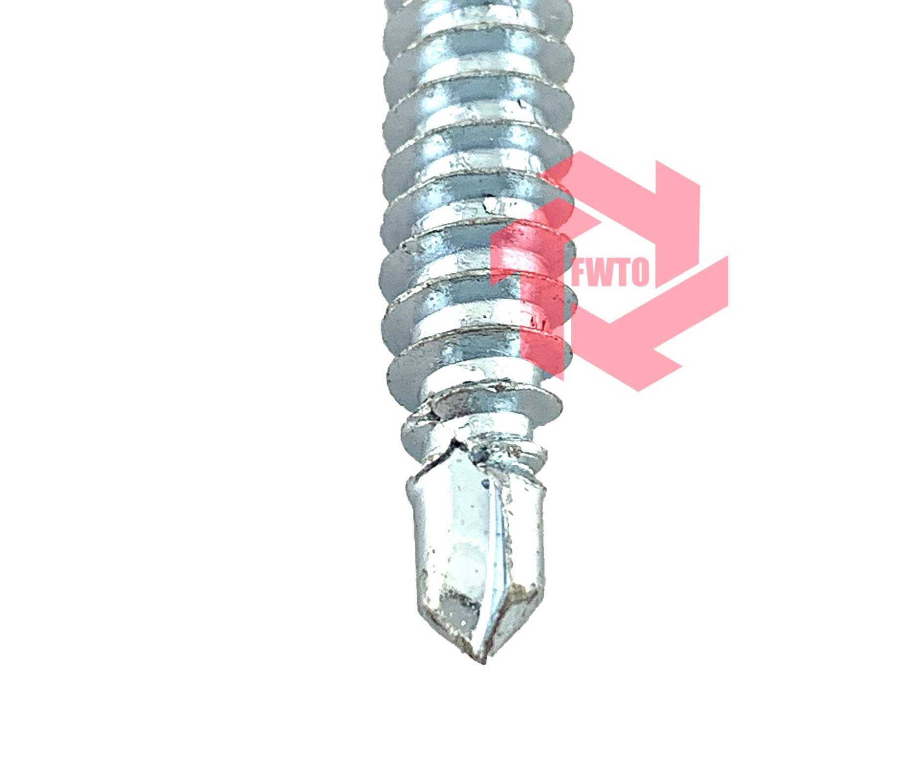 2" Eye Lag Self Tapping Drilling Point Screw Zinc (Qty 200)