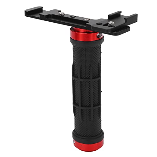 1/4 Inch Handheld Stabilizer Holder, Alloy Handheld Holder Stand Multi Purpose Universal for LED Video Light for Action Camera for Smartphone