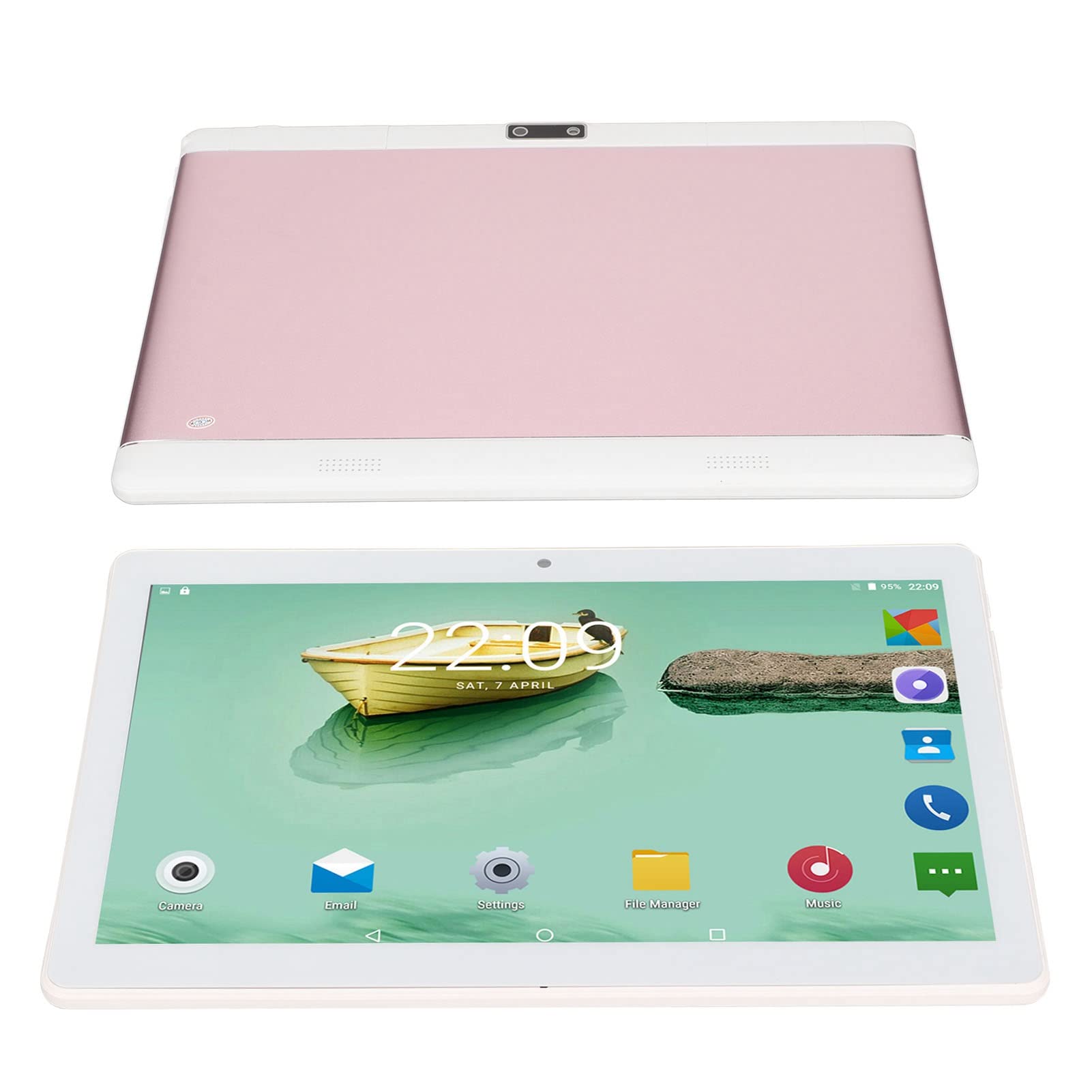10 Inch Tablet with Calling, 1960x1080 IPS HD Touchscreen and 178 Degree Wide Viewing Angle, Dual Camera, Dual SIM Dual Standby, Octa Core Processor (US Plug)