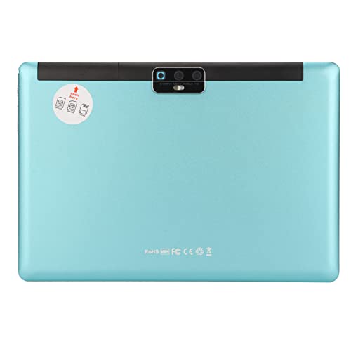 10.1 Inch Tablet, Dual SIM Dual Standby 1280x800 Calling Tablet 100240V 3 Card Slots Design 4GB RAM 64GB ROM for Travel for Home (US Plug)