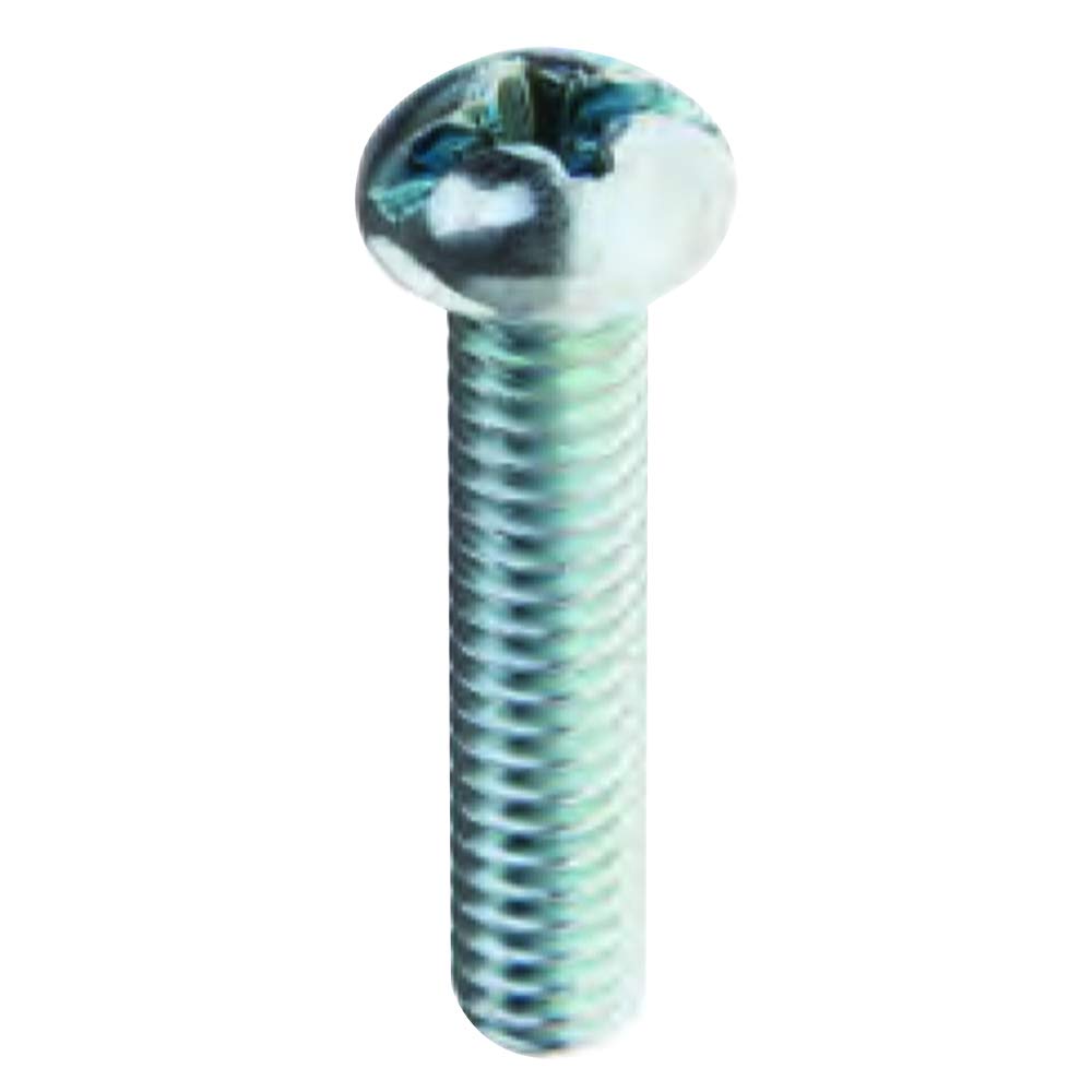 1/4-20 x 2” Round Head Combo Machine Screws, 100