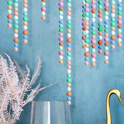 101 PCS Silicone Beads, Silicone Loose Beads for Keychain Making Round Rubber Beads Polygonal Silicone Beads Colorful Silicone Loose Pearl Beads with Rope for DIY Necklace Bracelet Jewelry Crafts