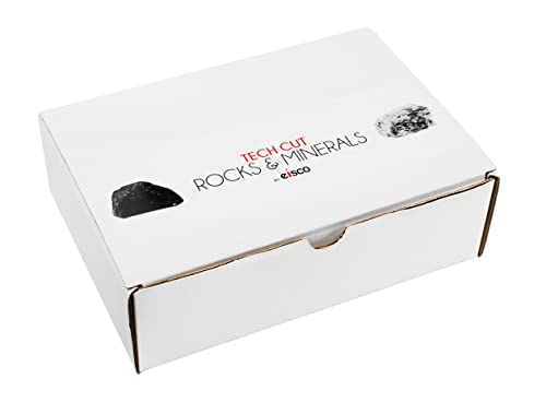 12 Piece Introduction to Sedimentary Rocks Kit - Includes 1" Specimens - Great for Geology Classrooms & Basic Field Testing Labs - Tech Cut Rocks by Eisco Labs