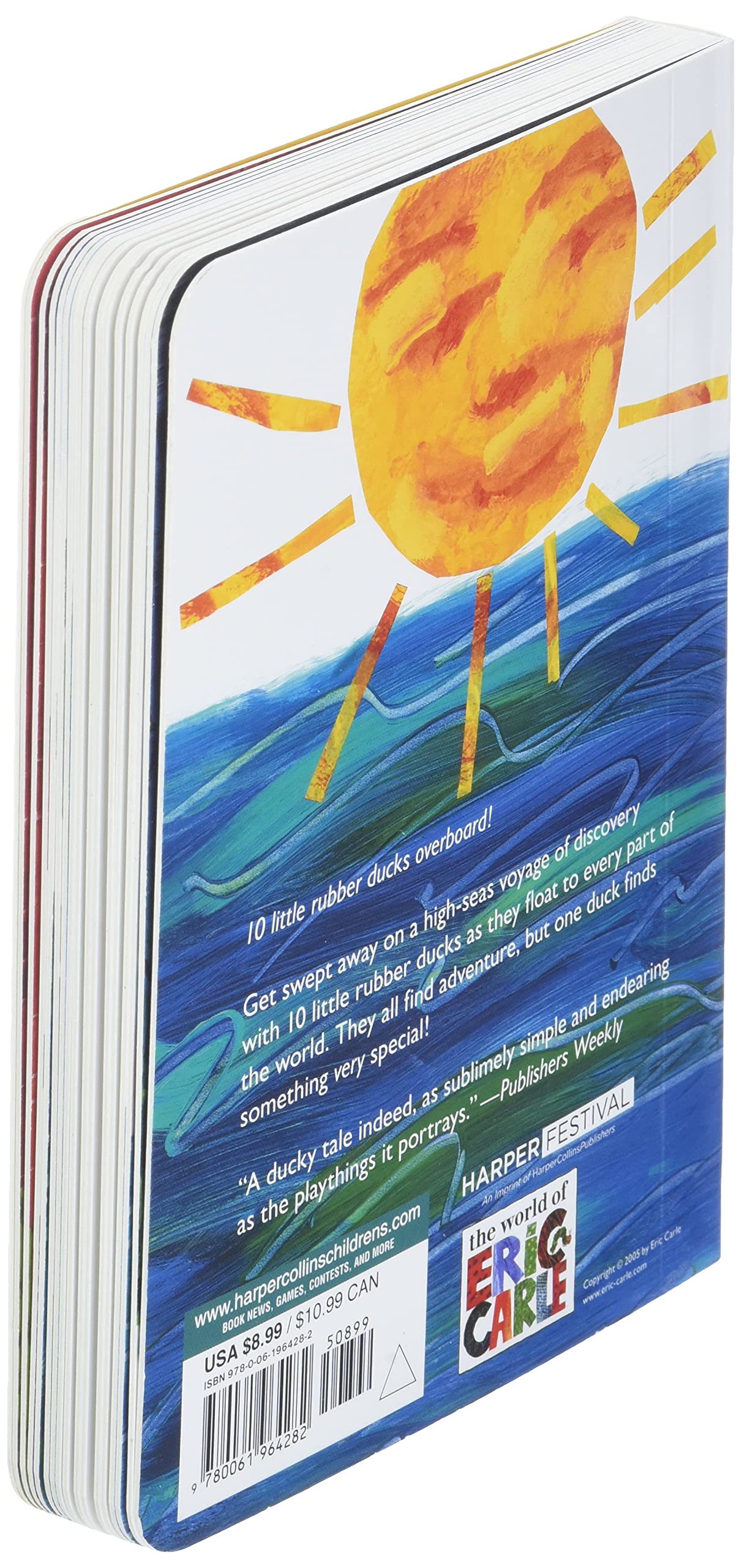 10 Little Rubber Ducks Board Book: An Easter And Springtime Book For Kids (World of Eric Carle)