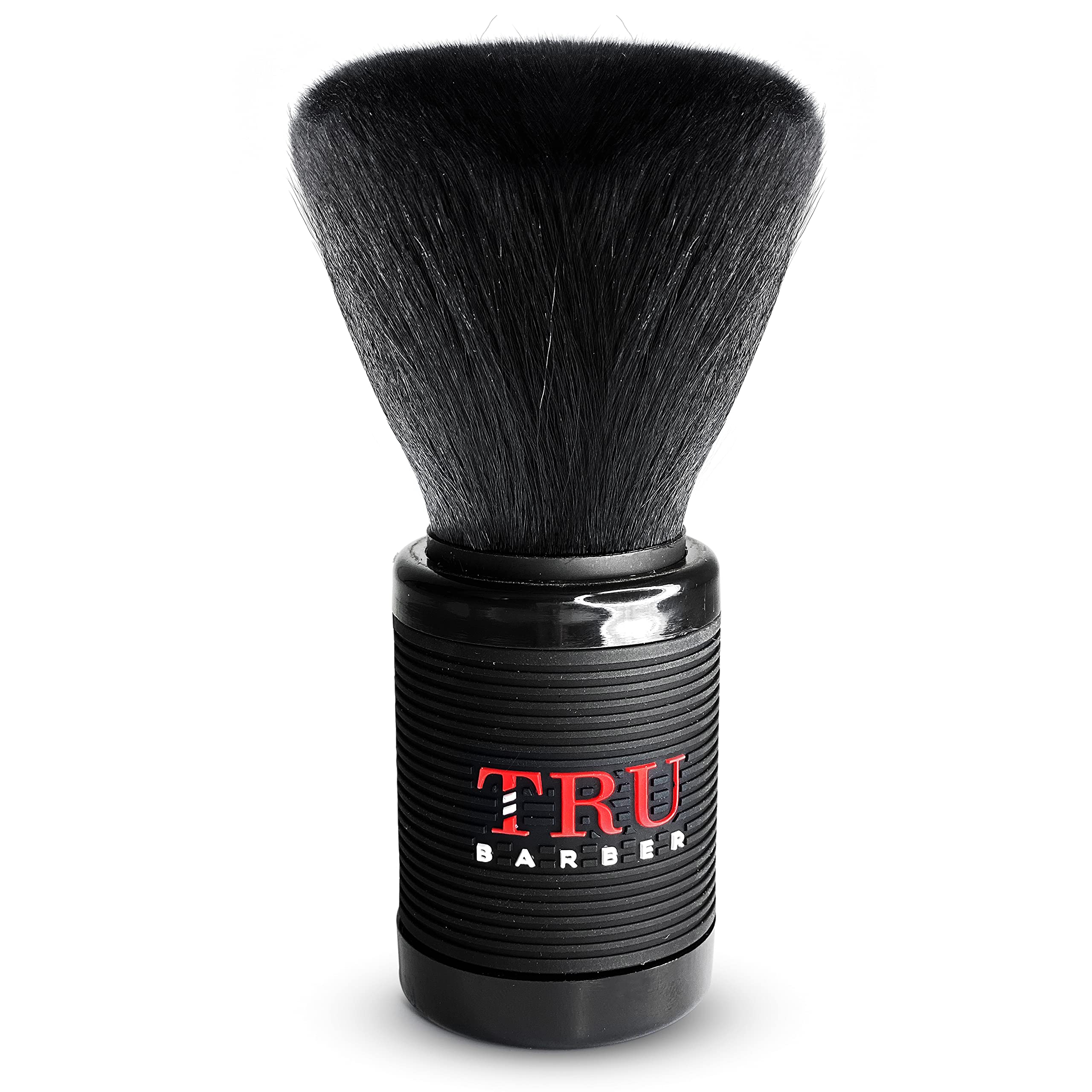 TRU BARBER Neck Duster, Soft Neck Duster Professional,Hair duster brush for barbers and Stylist, Soft Nylon Bristles (Black)