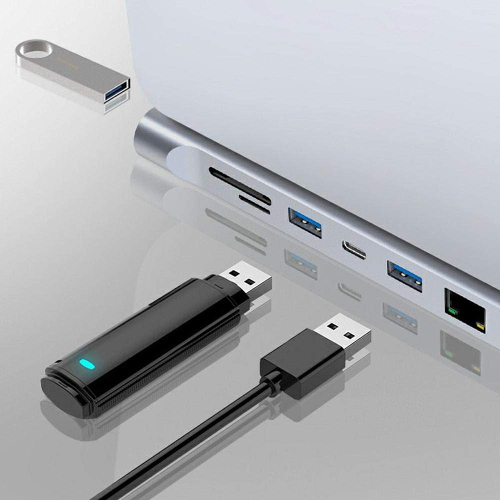 12-in-1 Type-c hub Docking Station with rj45 LAN 4k hdmi USB 3.0 3.5mm Audio Port pd Charge