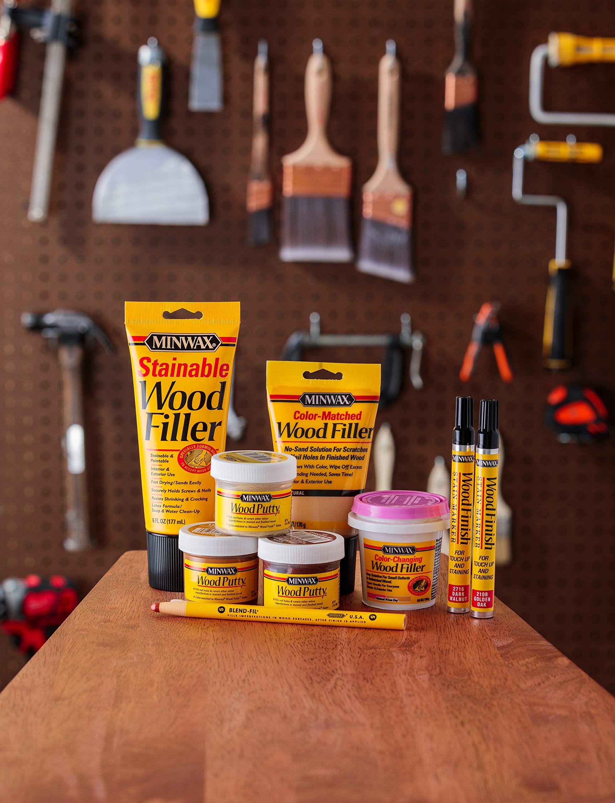 1/3 oz Minwax 63490 Ebony Wood Finish Stain Marker