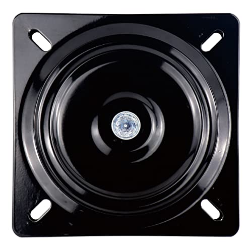 10 Inch Lazy Susans Hardware,Heavy Duty Lazy Susan Rotating Plate Turntable with 600bl Load for DIY Project, Table, Bar Chair(Black)