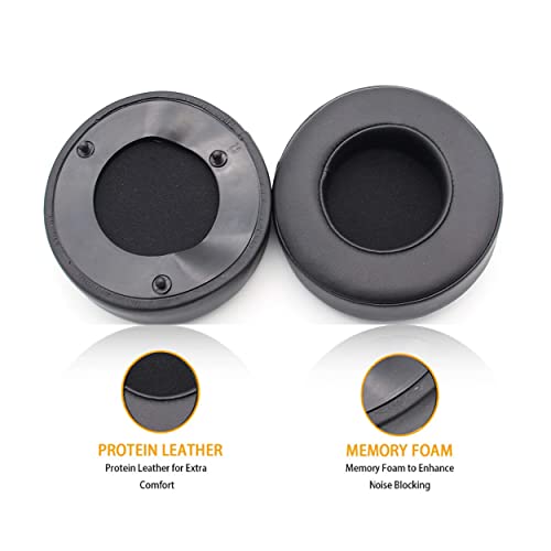 Adhiper Thresher Ear Pads Replacement Earpads Ear Cushion Compatible with Razer Thresher Ultimate Dolby 7.1 Surround Sound Gaming Headphones (Black)