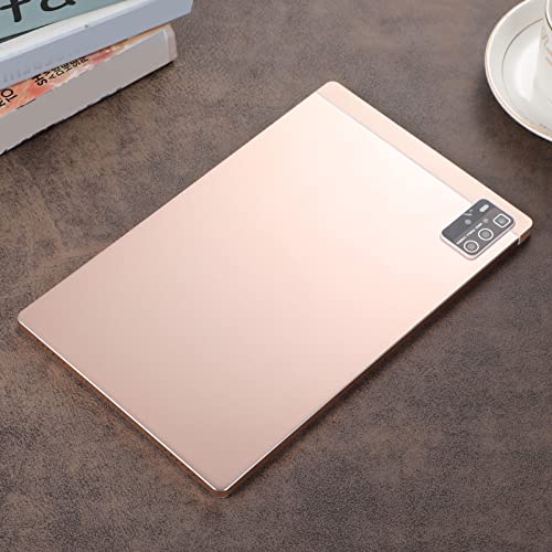 10.1in Tablet PC,Gold,2.4G 5G WiFi,USB C Rechargeable,6GB RAM 128GB ROM,2560x1600 HD,5MP 8MP Camera,Octa Core CPU,5000mAh Tablet for Android11