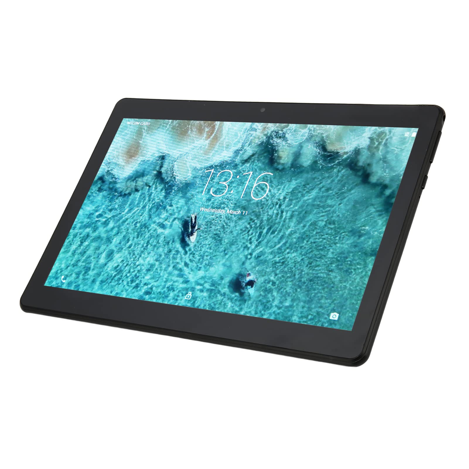 10.1 inch Android 12 Tablet, Dual SIM Dual Standby Talkable Tablet, 4GB RAM and 64GB ROM 2560x1600 Resolution, 5800mAh Battery Capacity, Black