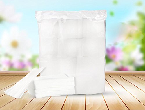 1200Pcs Makeup Facial Soft Cotton Pads Soft Cotton Wipes for Applying Lotion Removing Face Makeup Eye Makeup and Nail Polish