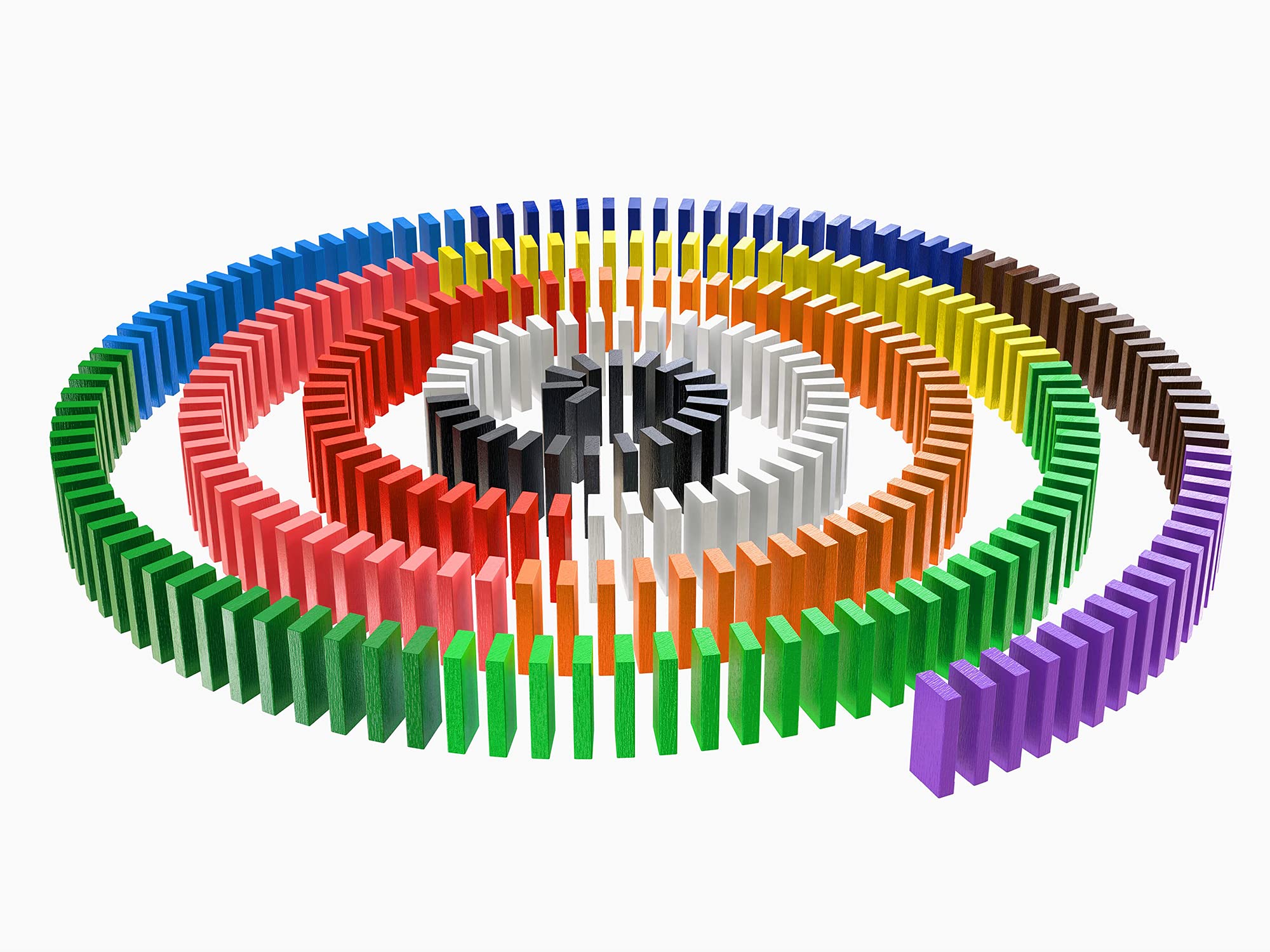 120pcs Bulk Dominoes, Wooden Domino Blocks, for Kids Birthday Kids Racing Toy Game, Building and Stacking Toys.