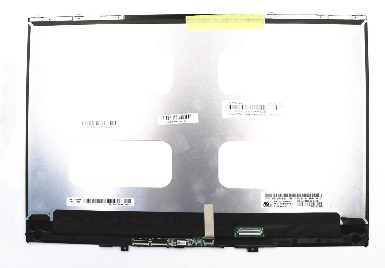 13.3" FHD 1920x1080 LCD Panel IPS LED Touch Screen Display with Bezel Frame Assembly for Lenovo Yoga 730-13 730-13IKB 5D10Q89746